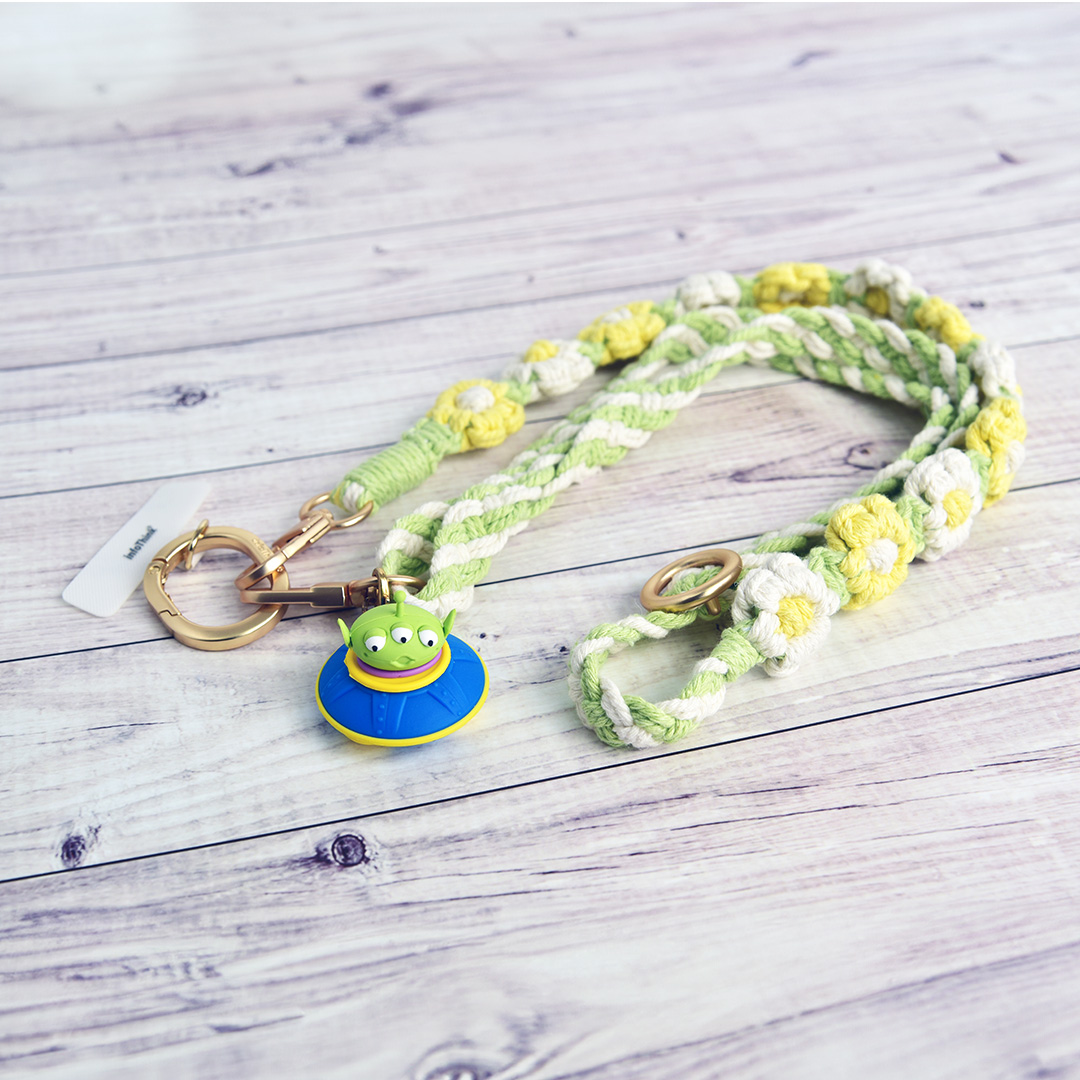 infoThink 三眼系列手機編織頸掛繩(綠) | infothink