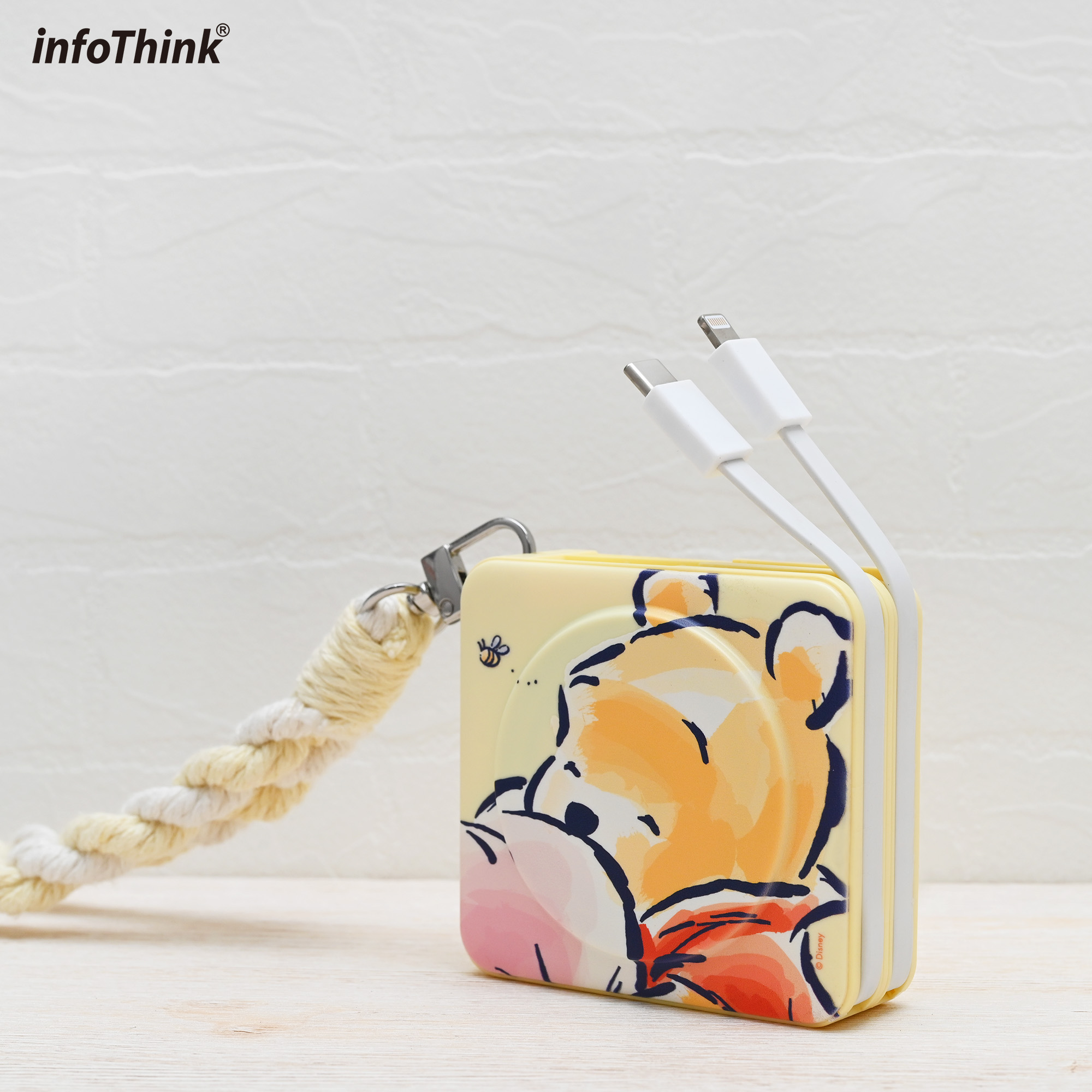infoThink 小熊維尼系列八合一MAX行動電源(愛睏) | infothink